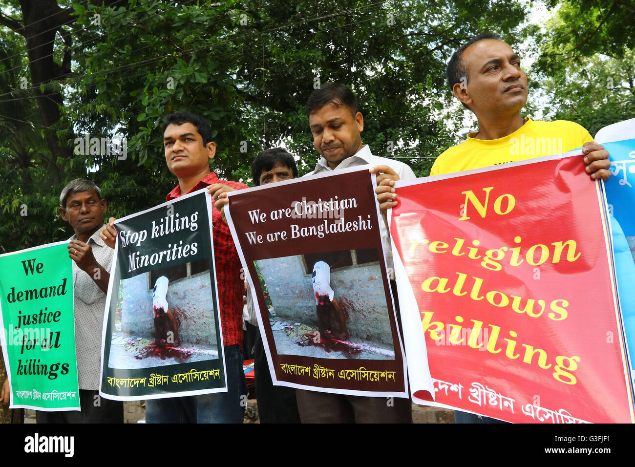 DHAKA, BANGLADESH – JUNE 08: Bangladesh Christian association organize ...