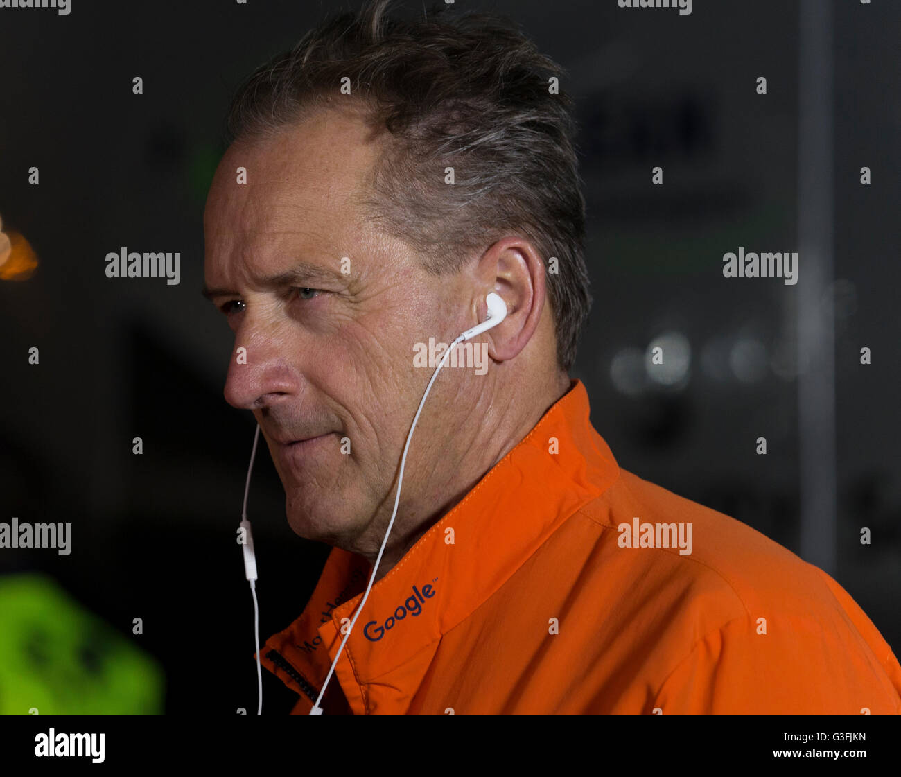 New York, USA. 11th June, 2016. Andre Borschberg attends solar impulse ...