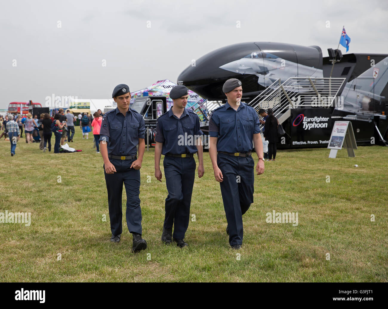 Biggin Hill, UK. 11th June 2016. Royal Air Force cadets attend Biggin ...