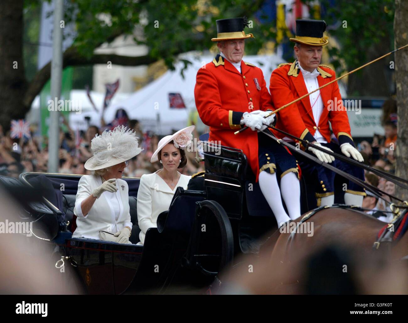 London, UK. 11th June, 2016. Trooping The Colour - The Queen's Birthday ...