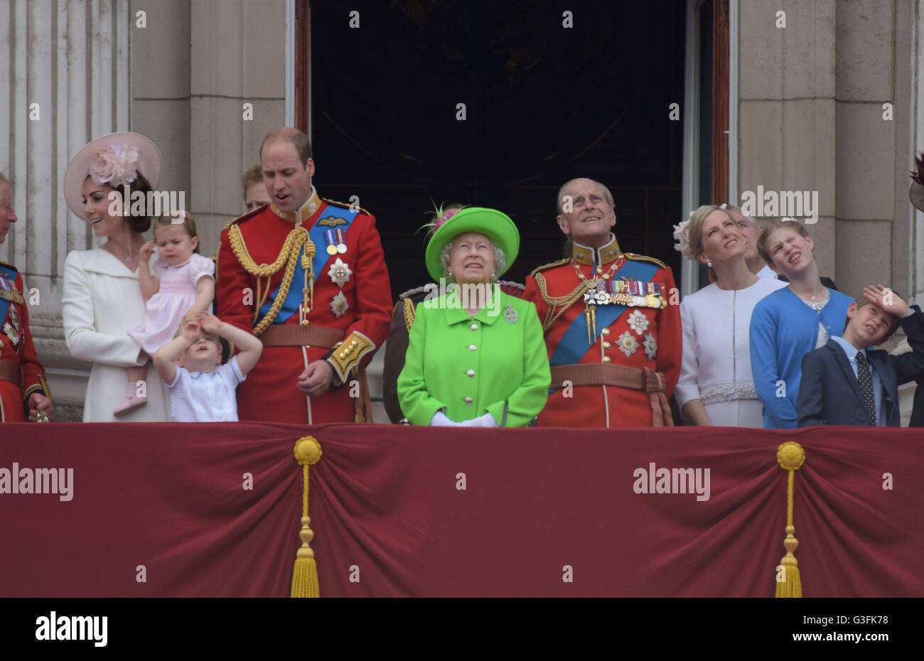 London, UK. 11th June, 2016. Trooping the Colour, Queens Birthday ...