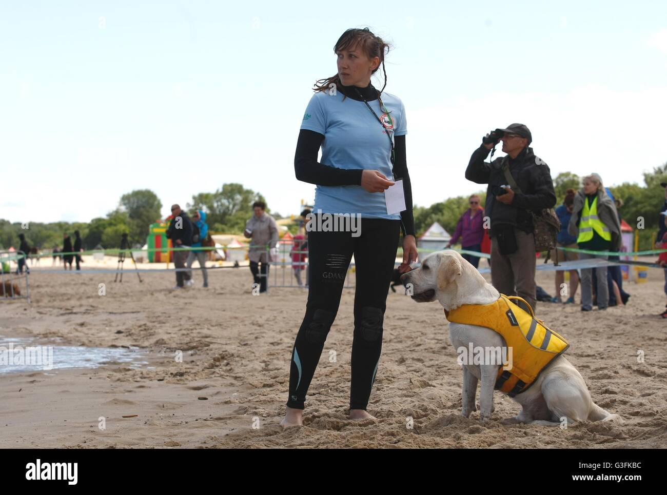 Gdansk, Poland. 11th June, 2016. Dozen rescue dogs took part in the 2nd ...