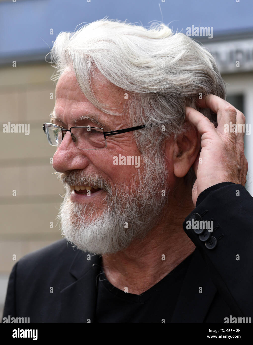 Duesseldorf, Germany. 10th June, 2016. Actor Juergen Prochnow posing in ...