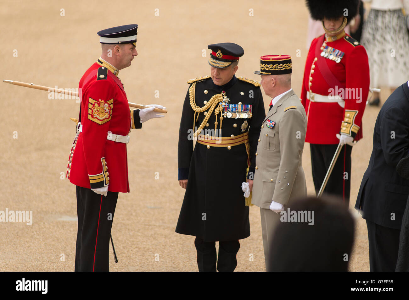 Horse Guards Parade, London, UK. 11th June 2016. Distinguished guests ...