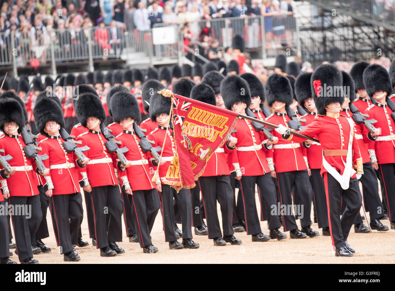 London, UK, 11 June 2016,A royal salute at the Trooping of the Colour ...