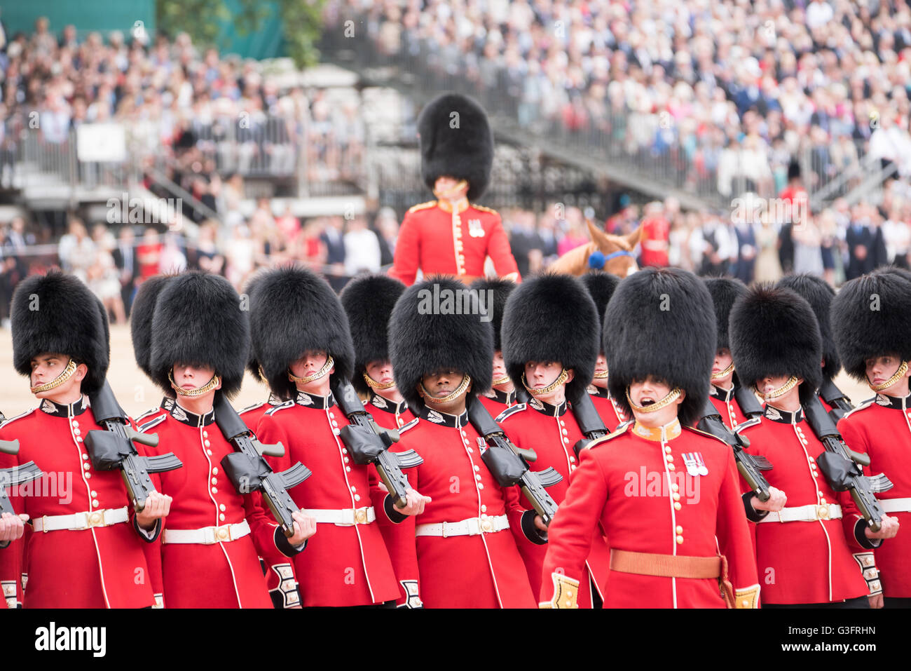 London, UK, 11 June 2016,A royal salute at the Trooping of the Colour ...