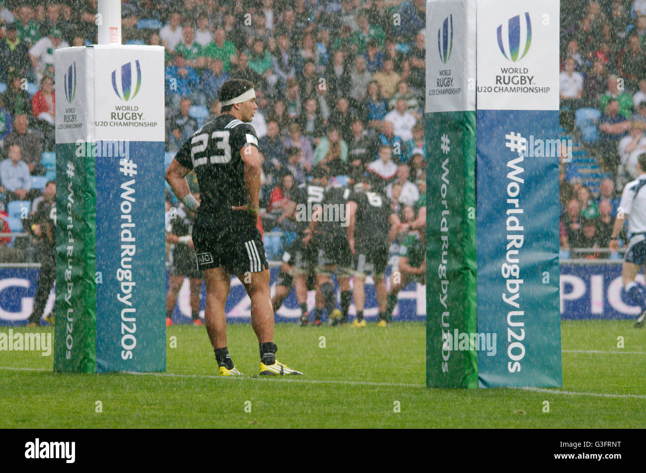 Manchester, UK, 11 June 2016, Jonah Lowe of New Zealand rugby team ...