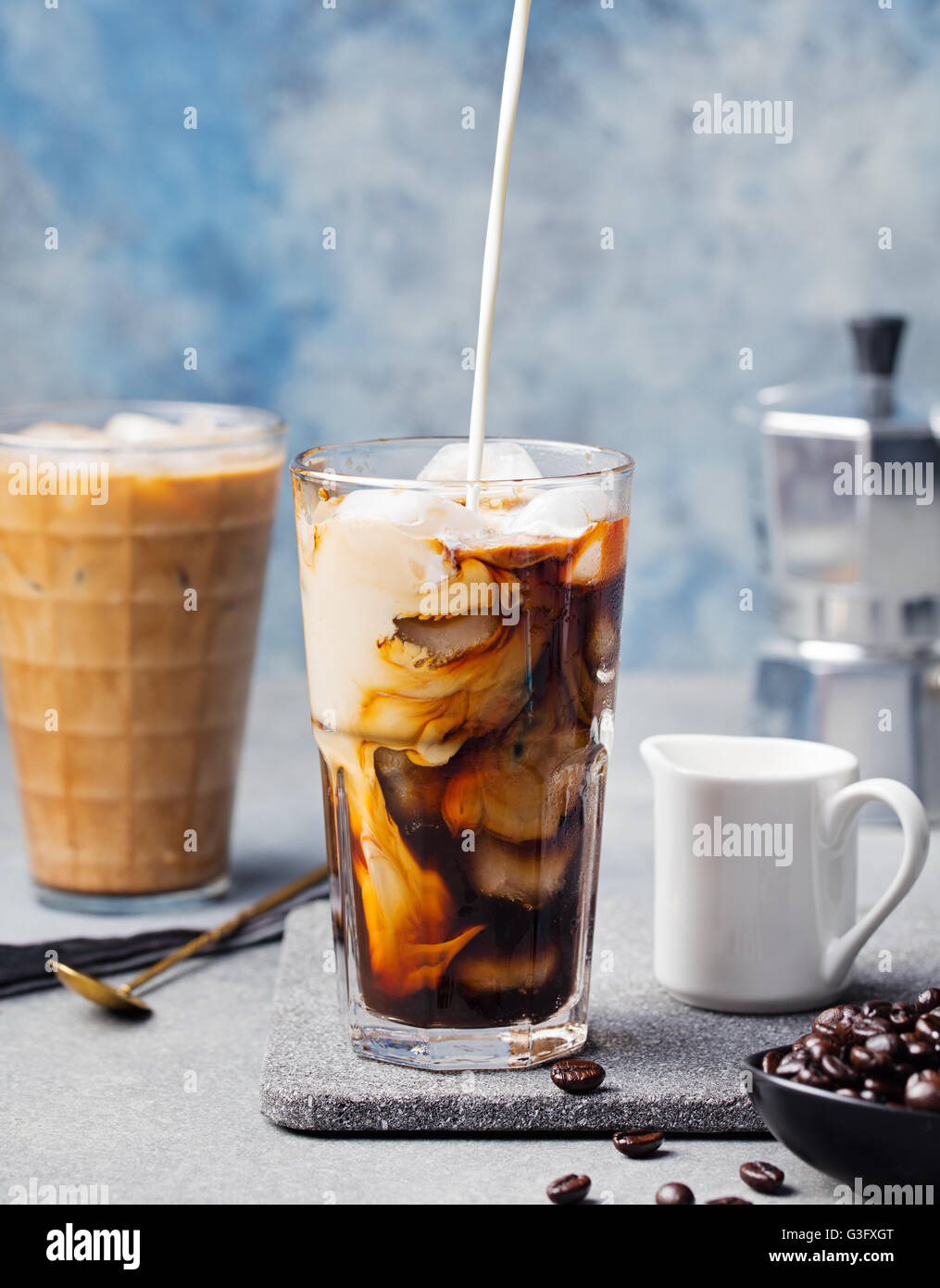 Sweet beverage poured over ice hi-res stock photography and images - Alamy