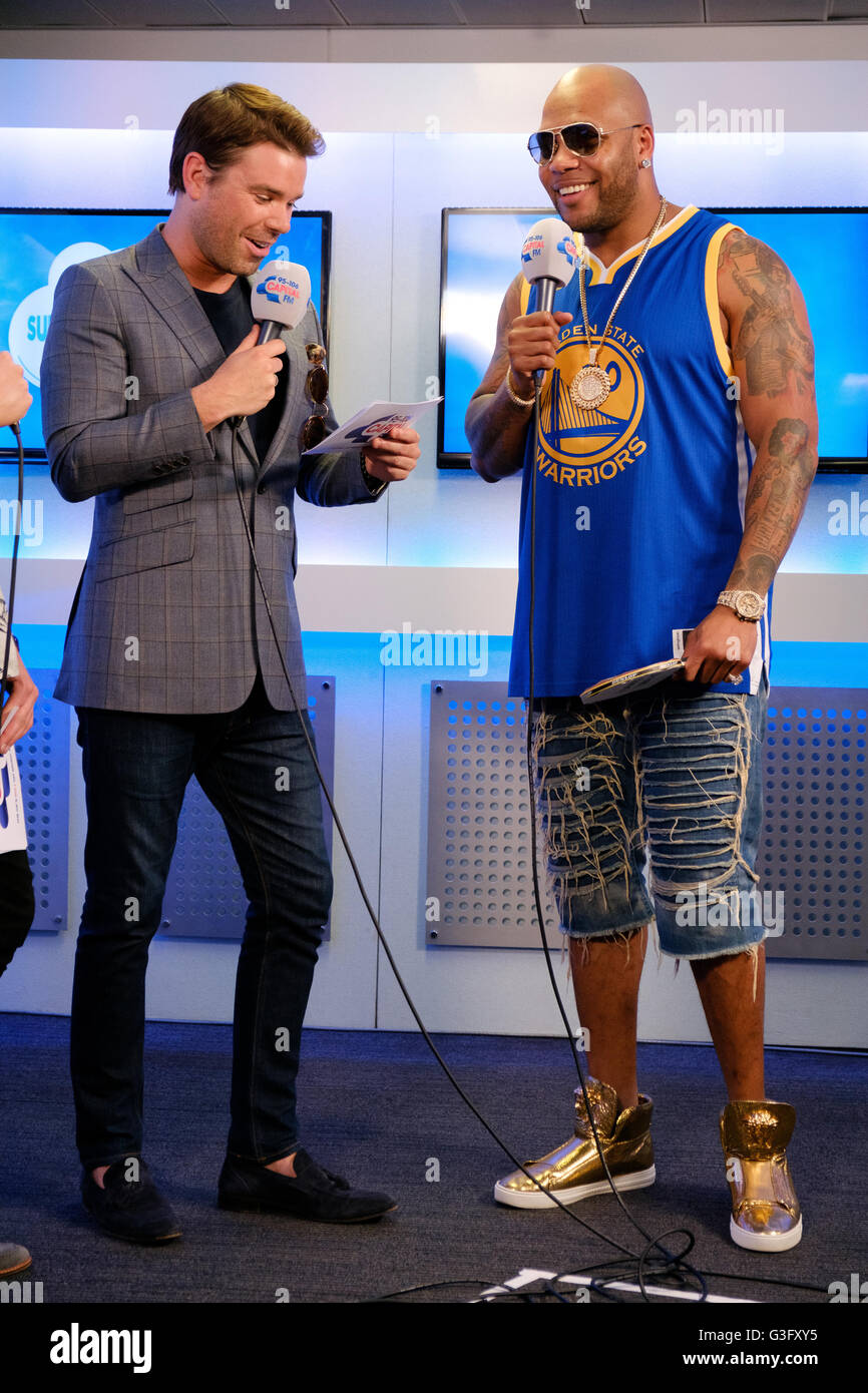 EDITORIAL USE ONLY Dave Berry and Flo Rida at Capital's Summertime Ball ...