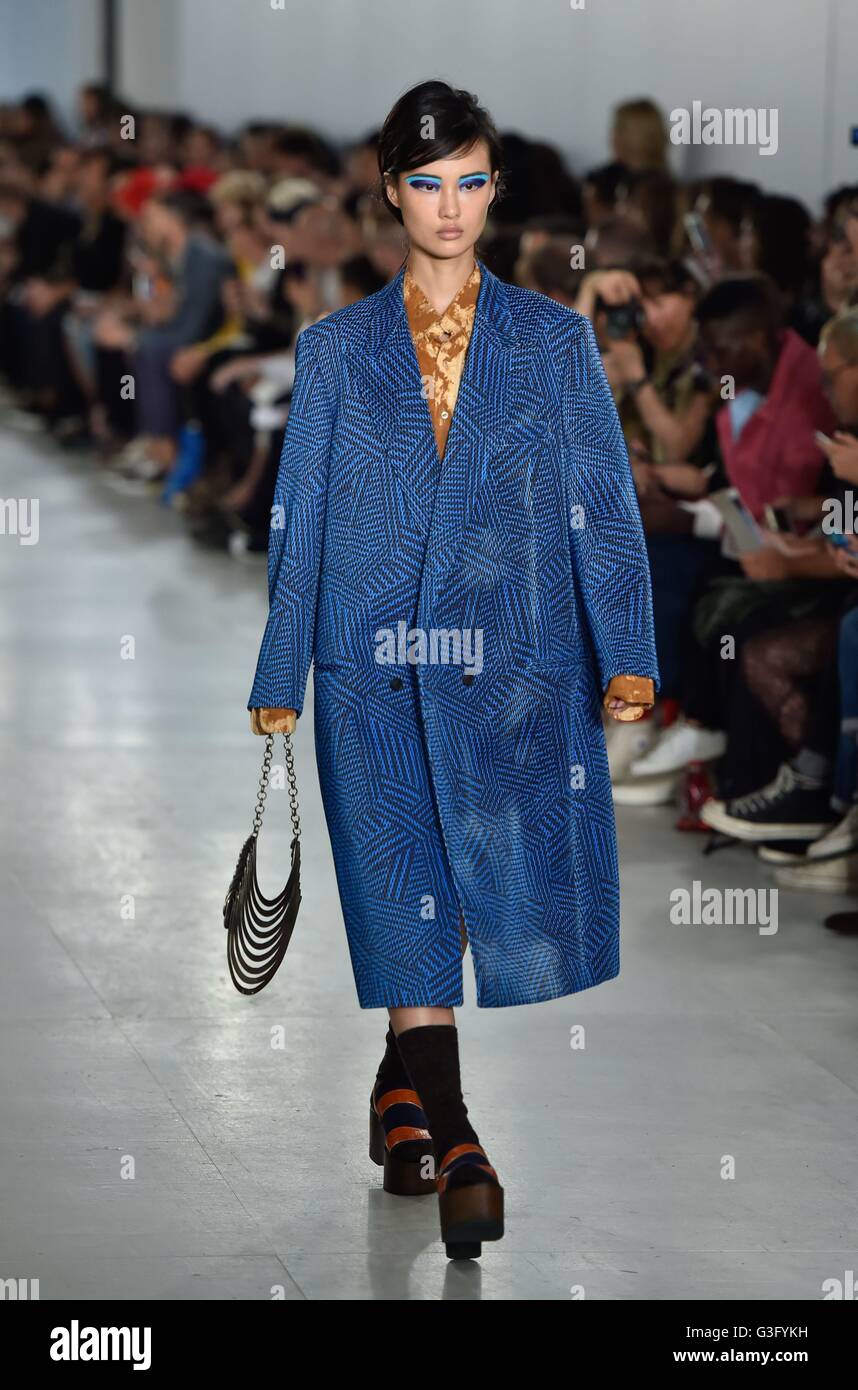 Models on the catwalk during the Casely-Hayford London Collections Men ...