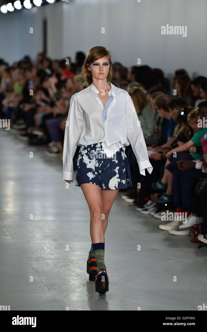 Models on the catwalk during the Casely-Hayford London Collections Men ...