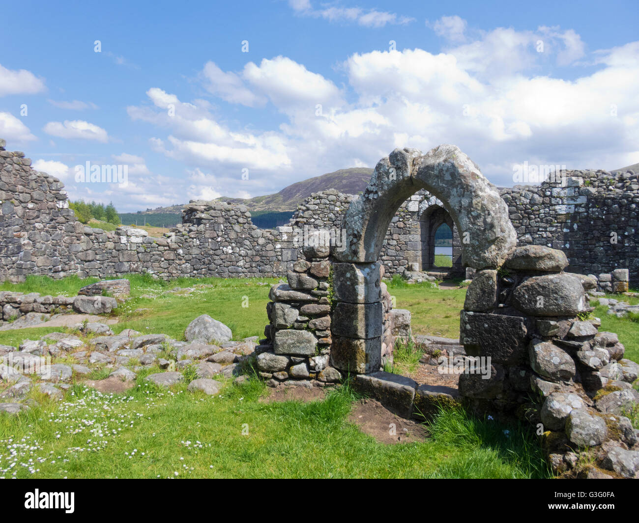 Loch Doon Castle, Loch Doon, East Ayrshire, Scotland, UK Stock Photo ...