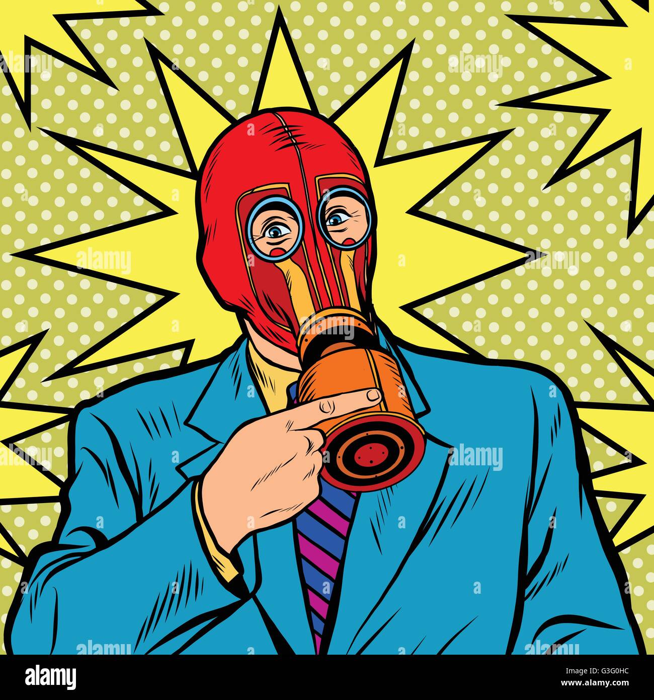 Gas mask, vintage rubber Stock Vector Image & Art - Alamy
