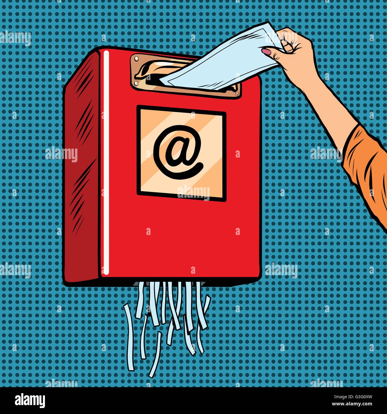 Spam trash junk email Stock Vector Image & Art - Alamy