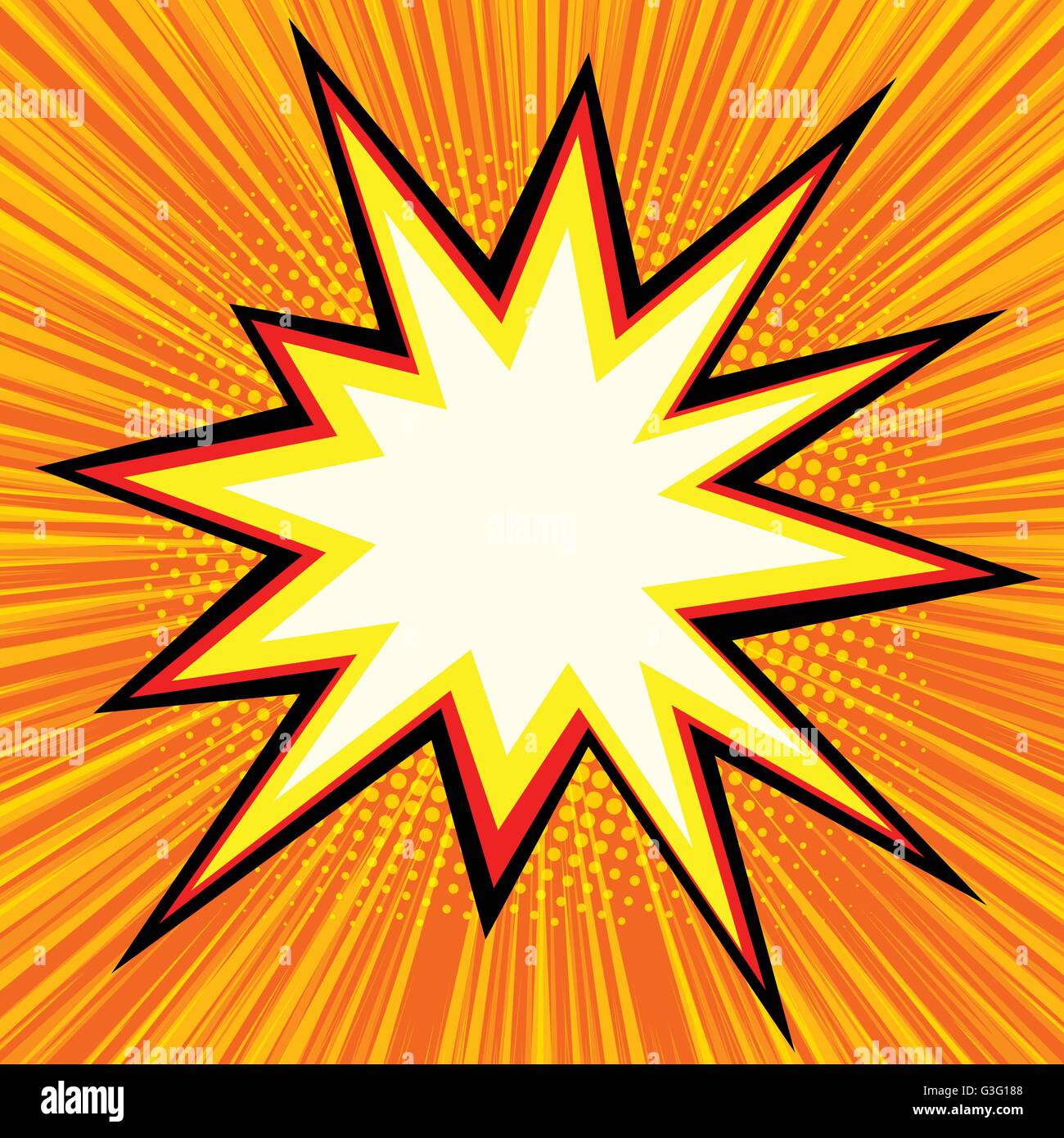 Explosion comics bubble Stock Vector Image & Art - Alamy