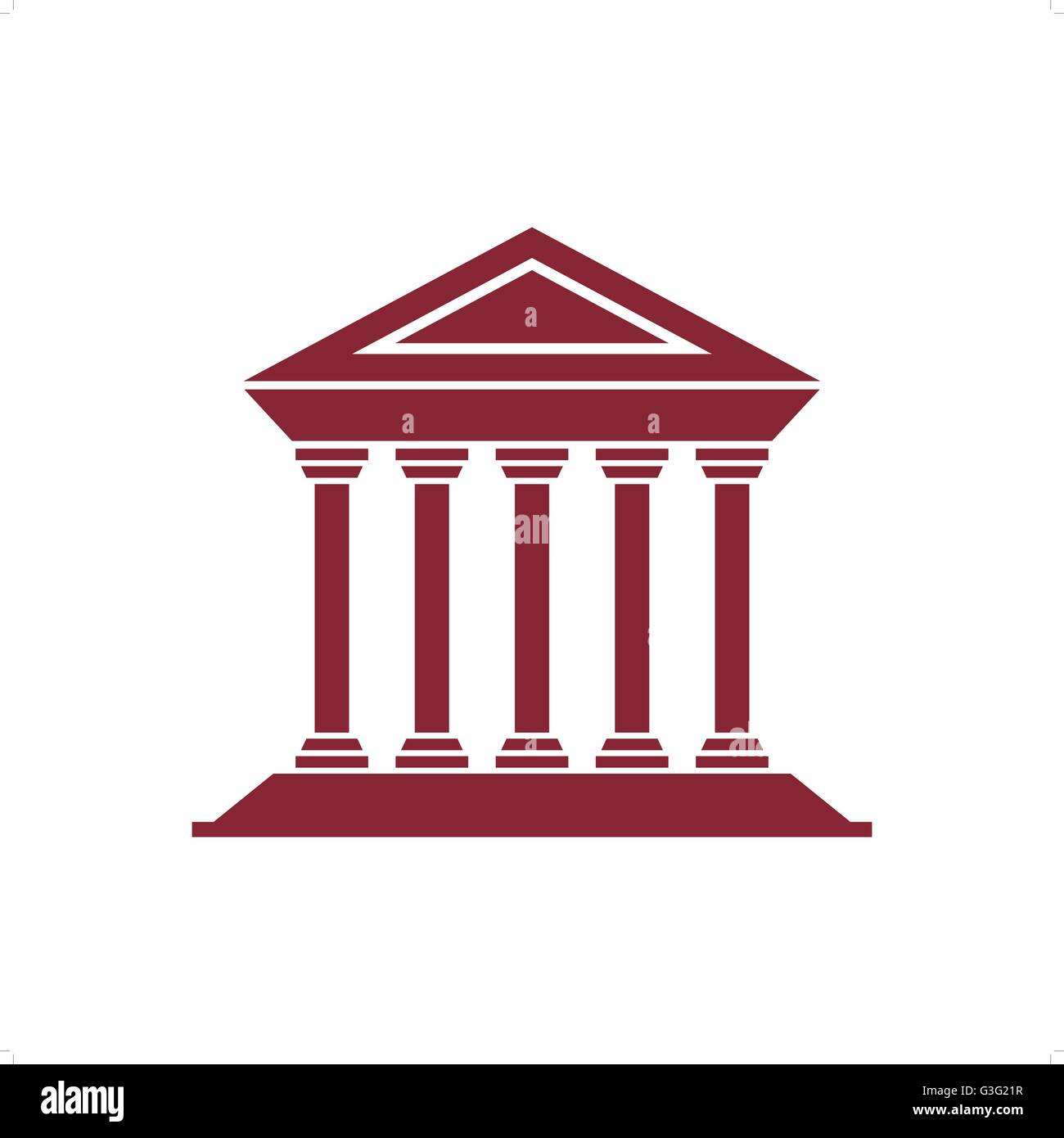 Greek Building Logo