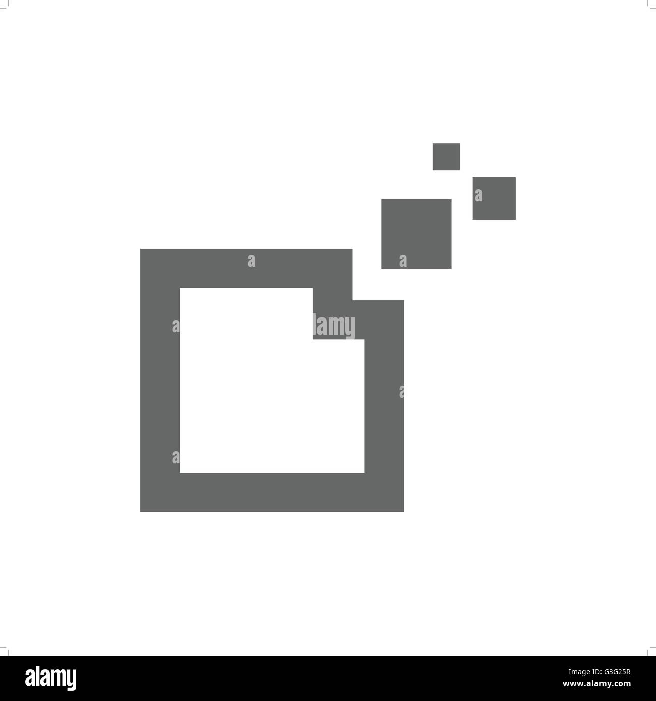 Just be creative abstract design geometric polygon cube logo icon on ...