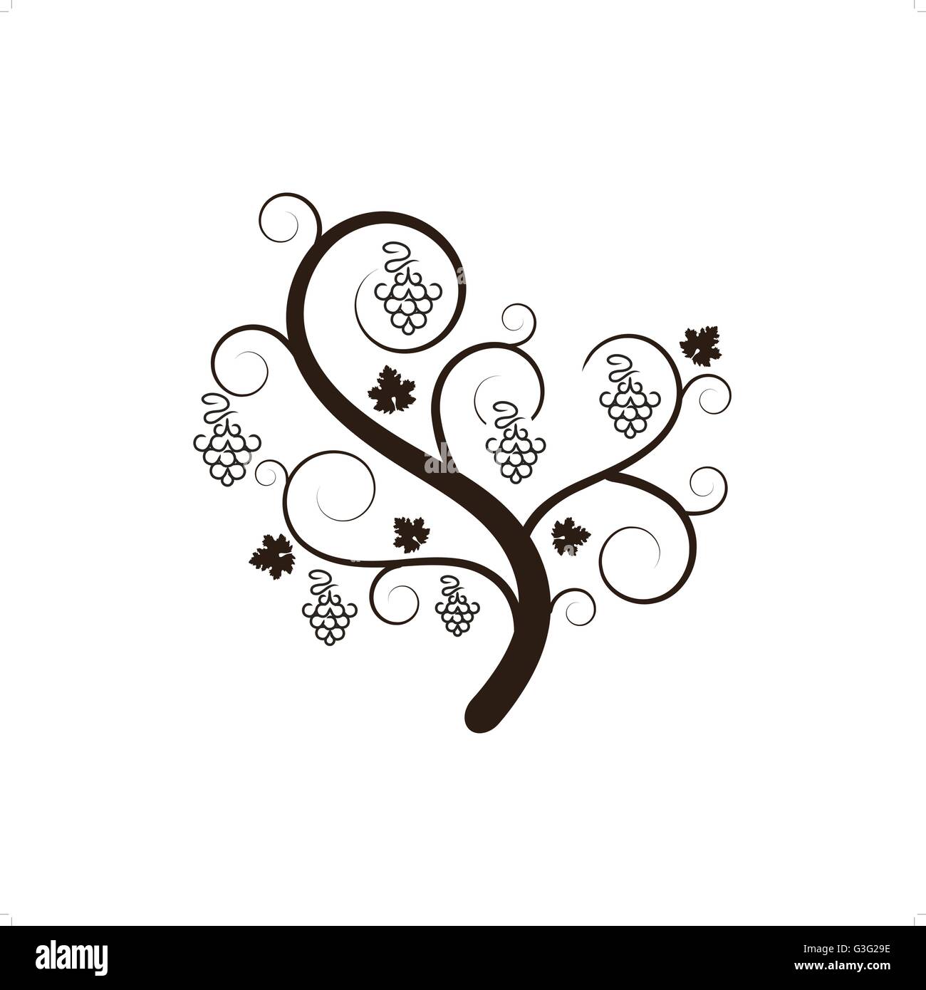 Grape Tree Vector