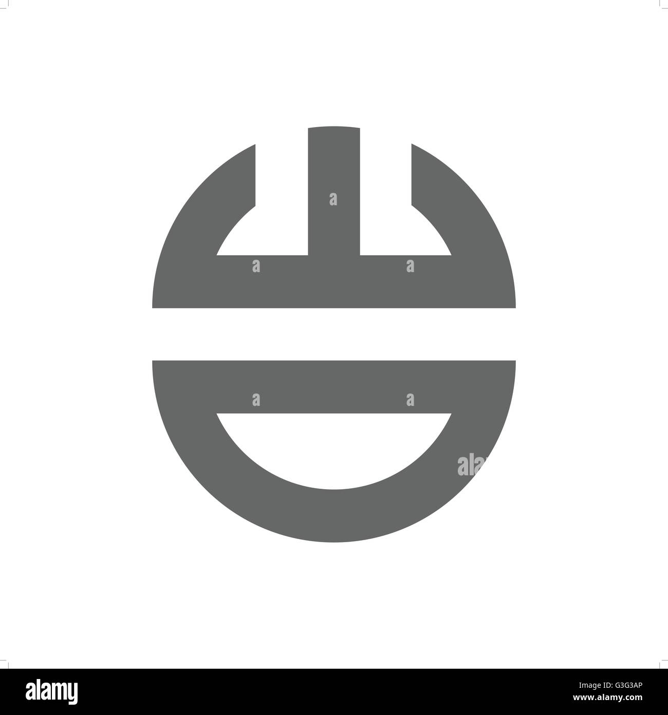 Abstract computer mouse vector illustration isolated on white ...