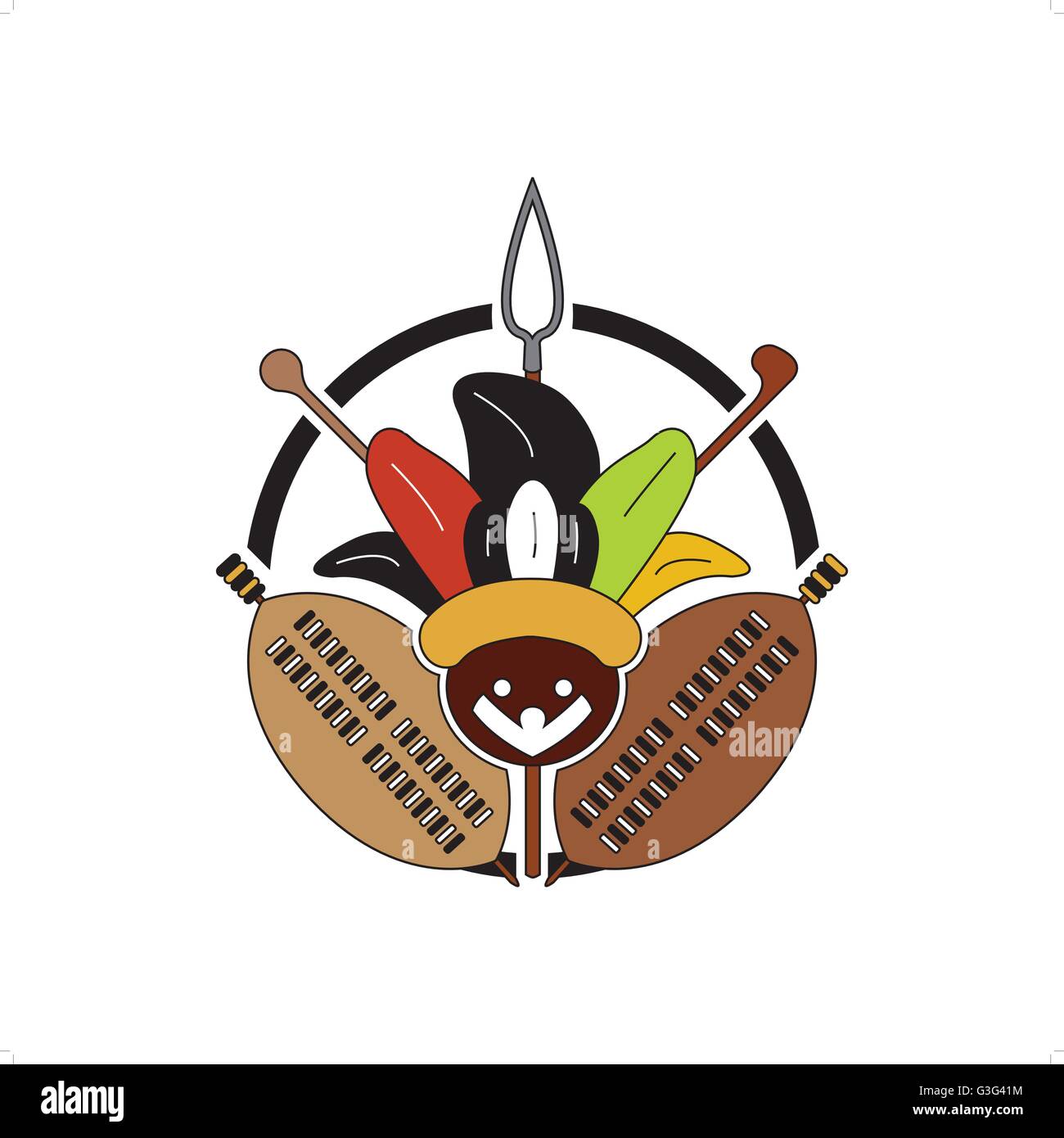Zulu vector vectors hi-res stock photography and images - Alamy