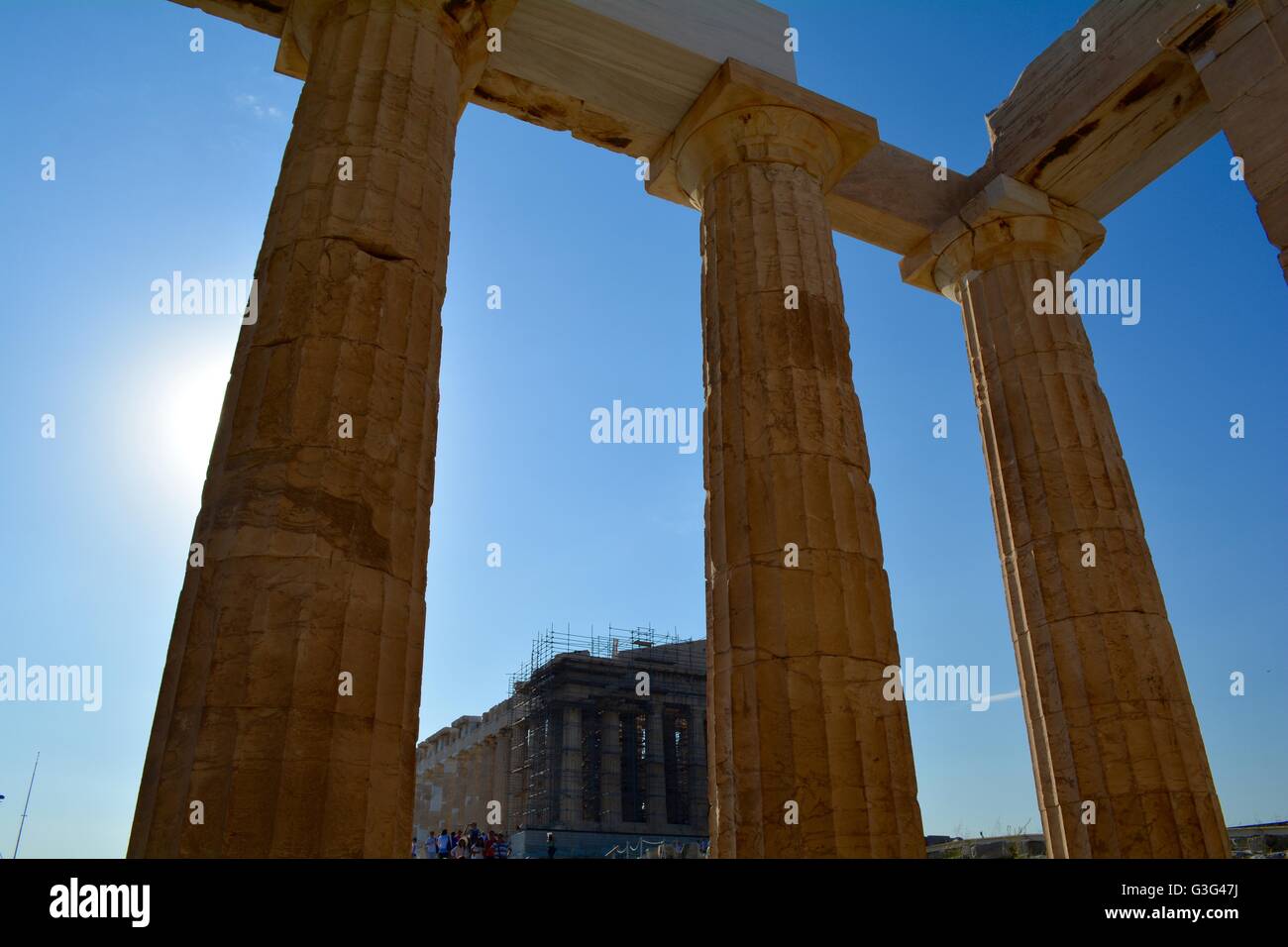 The Parthenon on the Acropolis in Athens Greece Stock Photo - Alamy