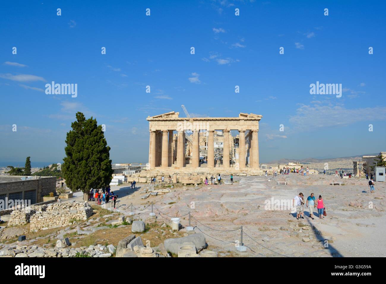 The Parthenon on the Acropolis in Athens Greece Stock Photo - Alamy