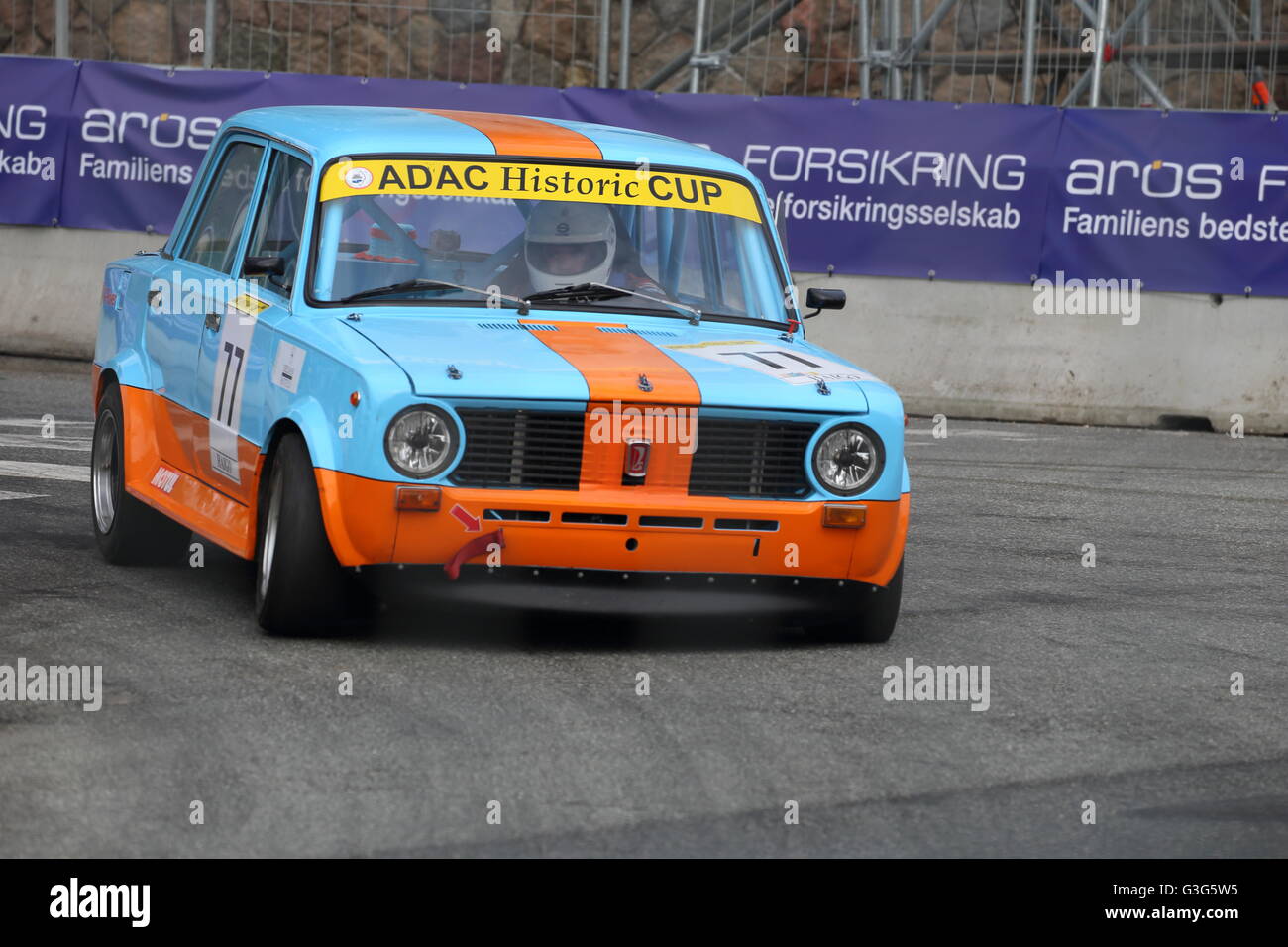 A Lada 2101 being raced at the classic car racing event Classic Race ...