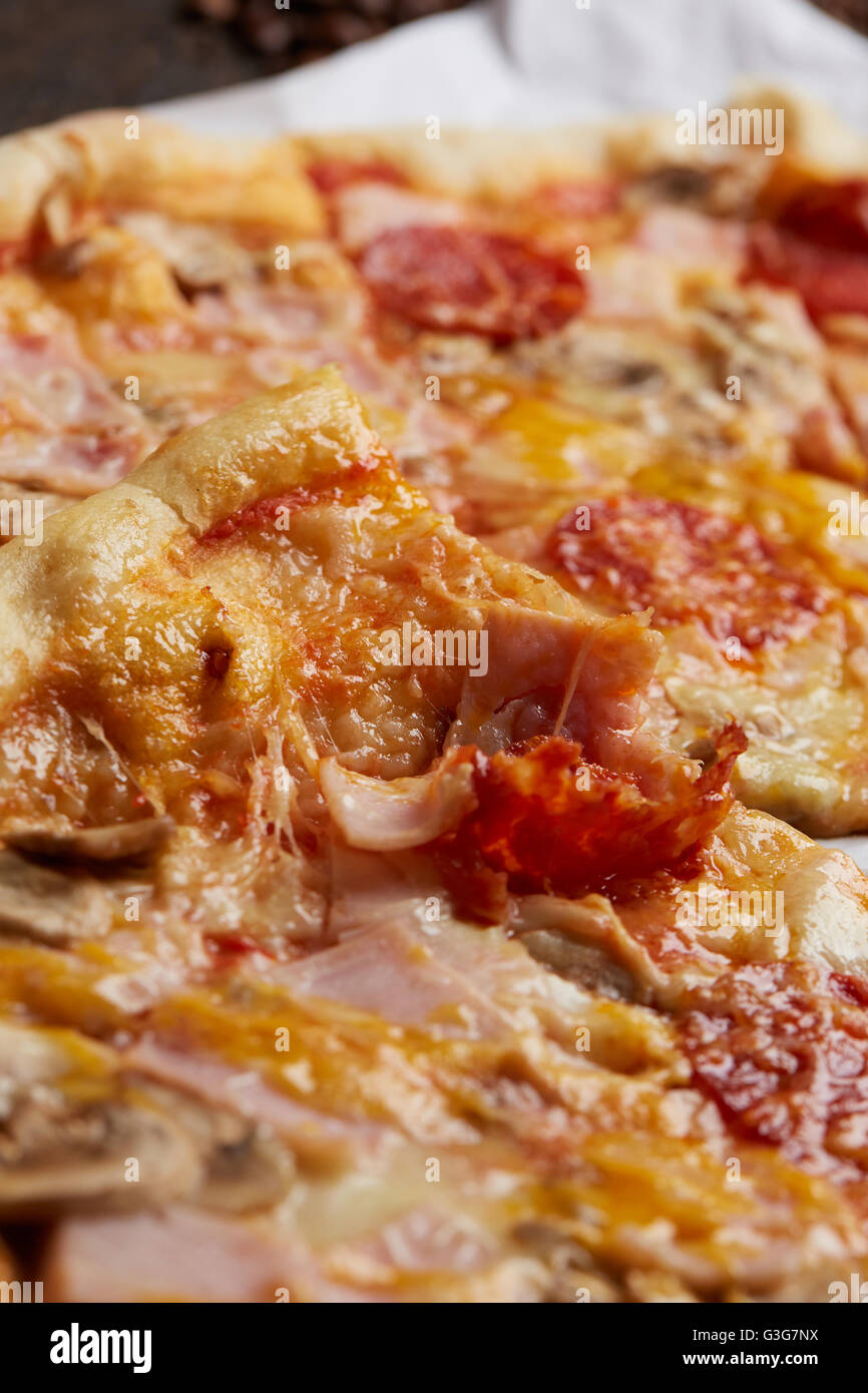 pizza close up Stock Photo - Alamy