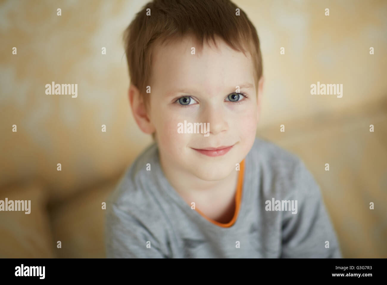 nice boy smiling Stock Photo - Alamy