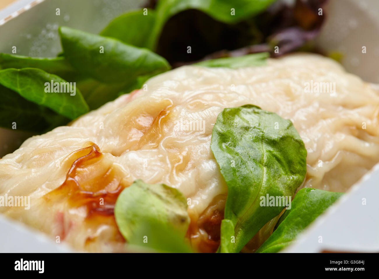 omelet with steamed vegetables and greens healthy natural food Stock ...
