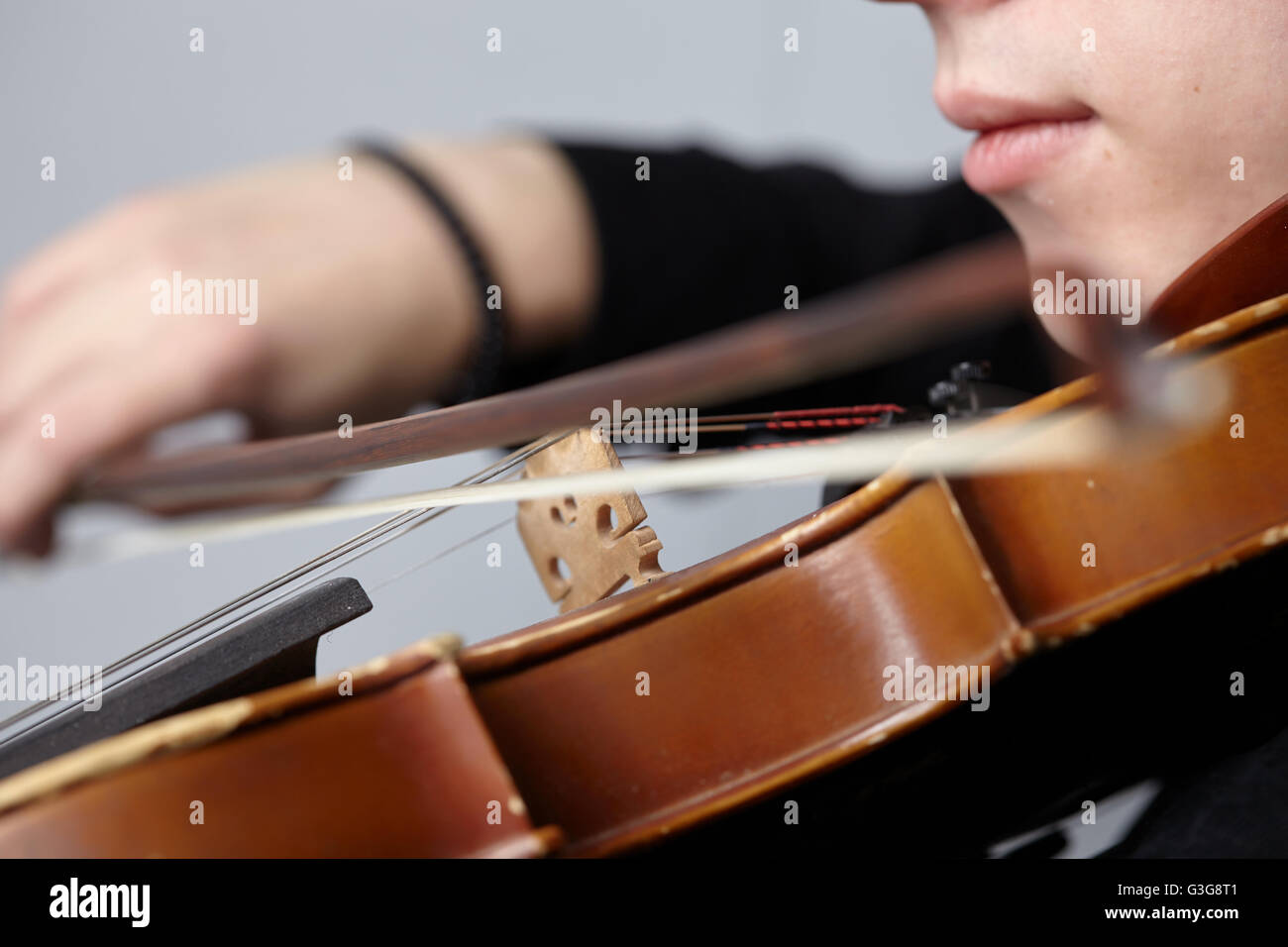 Male violinist concert hi-res stock photography and images - Alamy