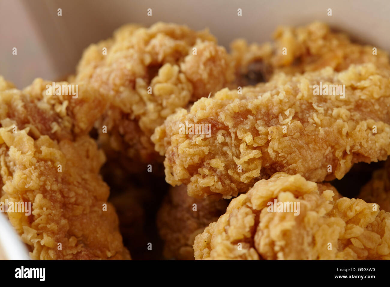 chicken legs deep fried Stock Photo - Alamy