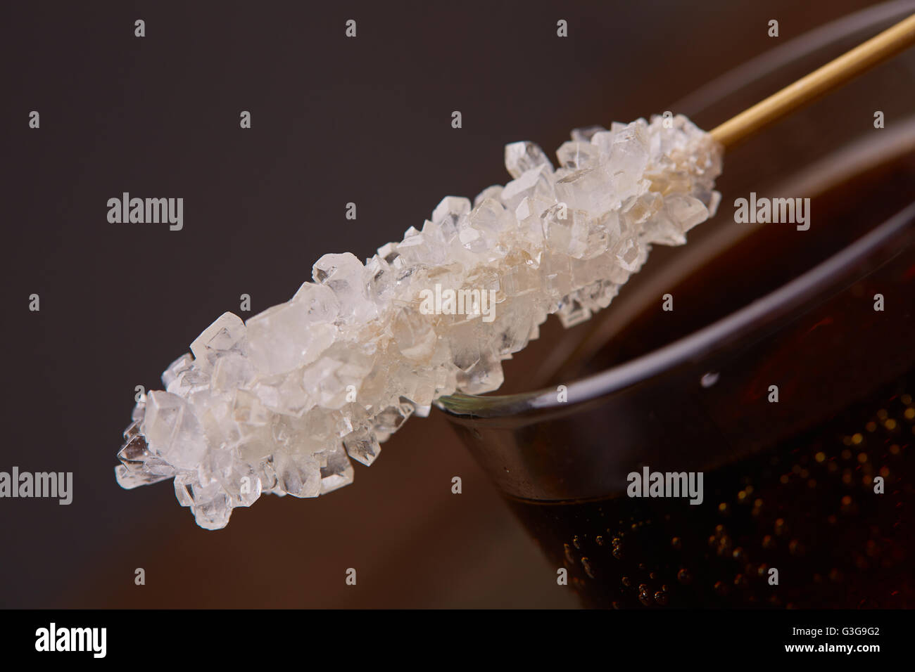 crystal sugar on a stick Stock Photo - Alamy