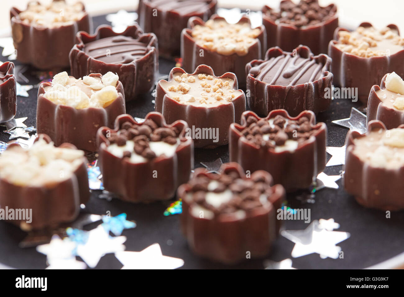 delicious chocolate candies Stock Photo - Alamy