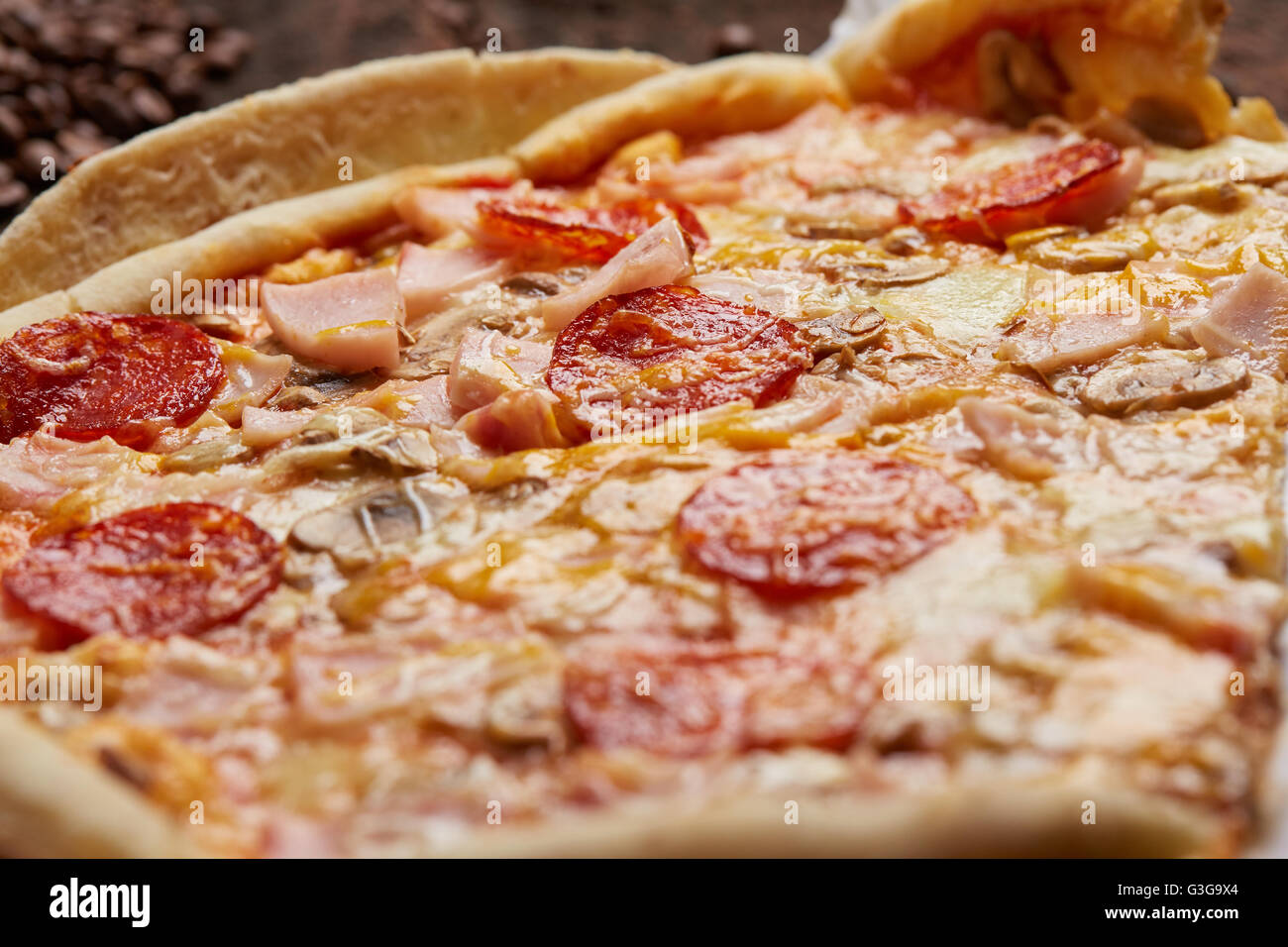 pizza close up Stock Photo - Alamy