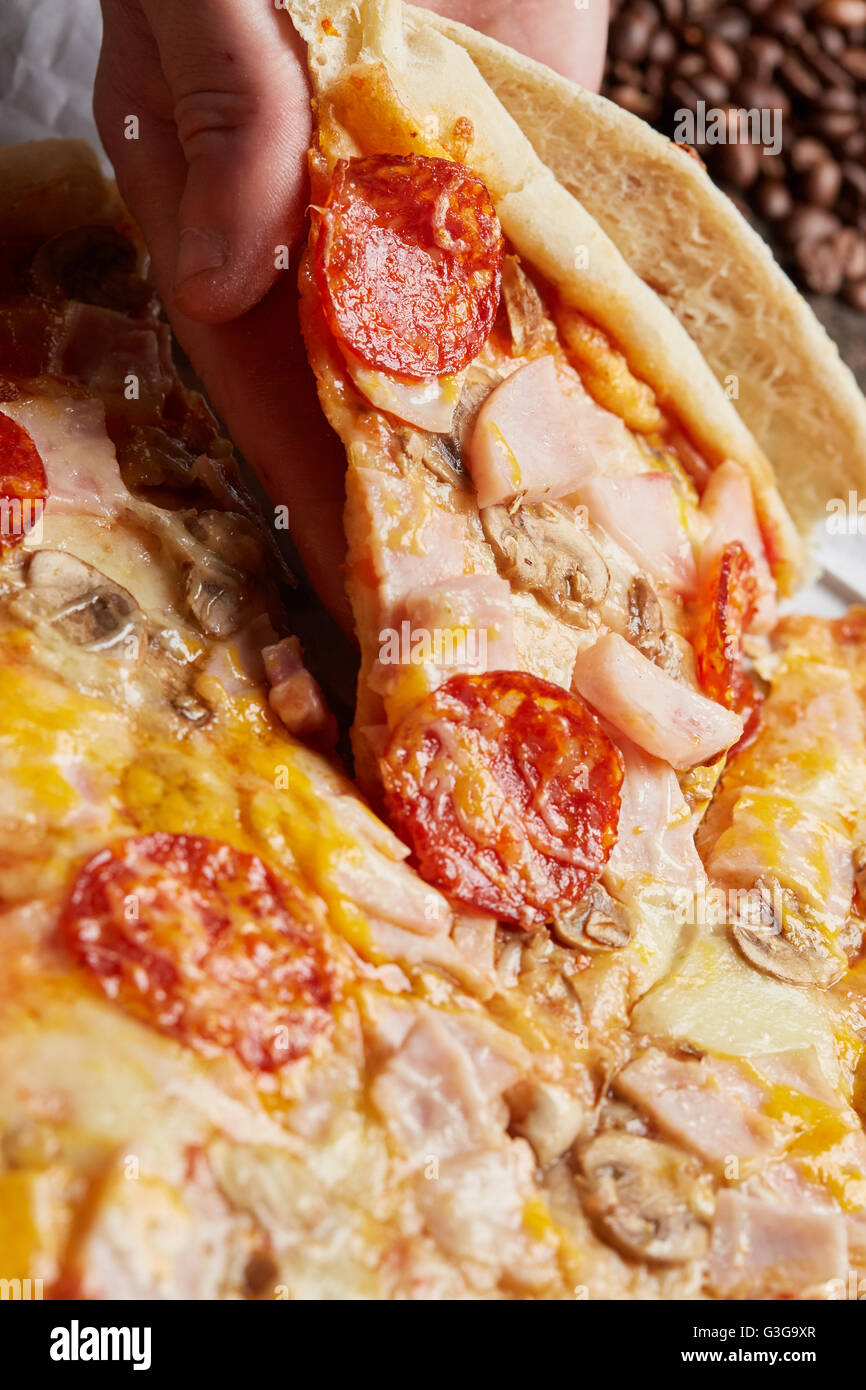 pizza close up Stock Photo - Alamy
