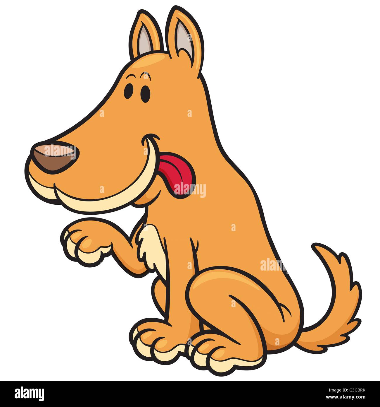 Cartoon Dog Cut Out Stock Images & Pictures - Alamy