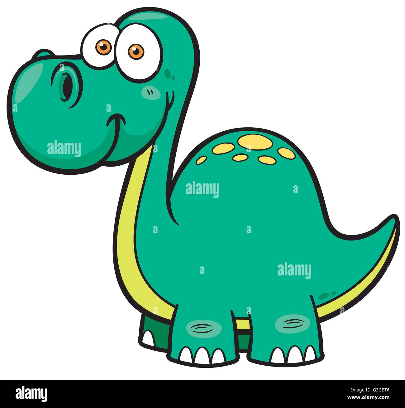 Vector illustration of Dinosaur cartoon Stock Vector Image & Art - Alamy