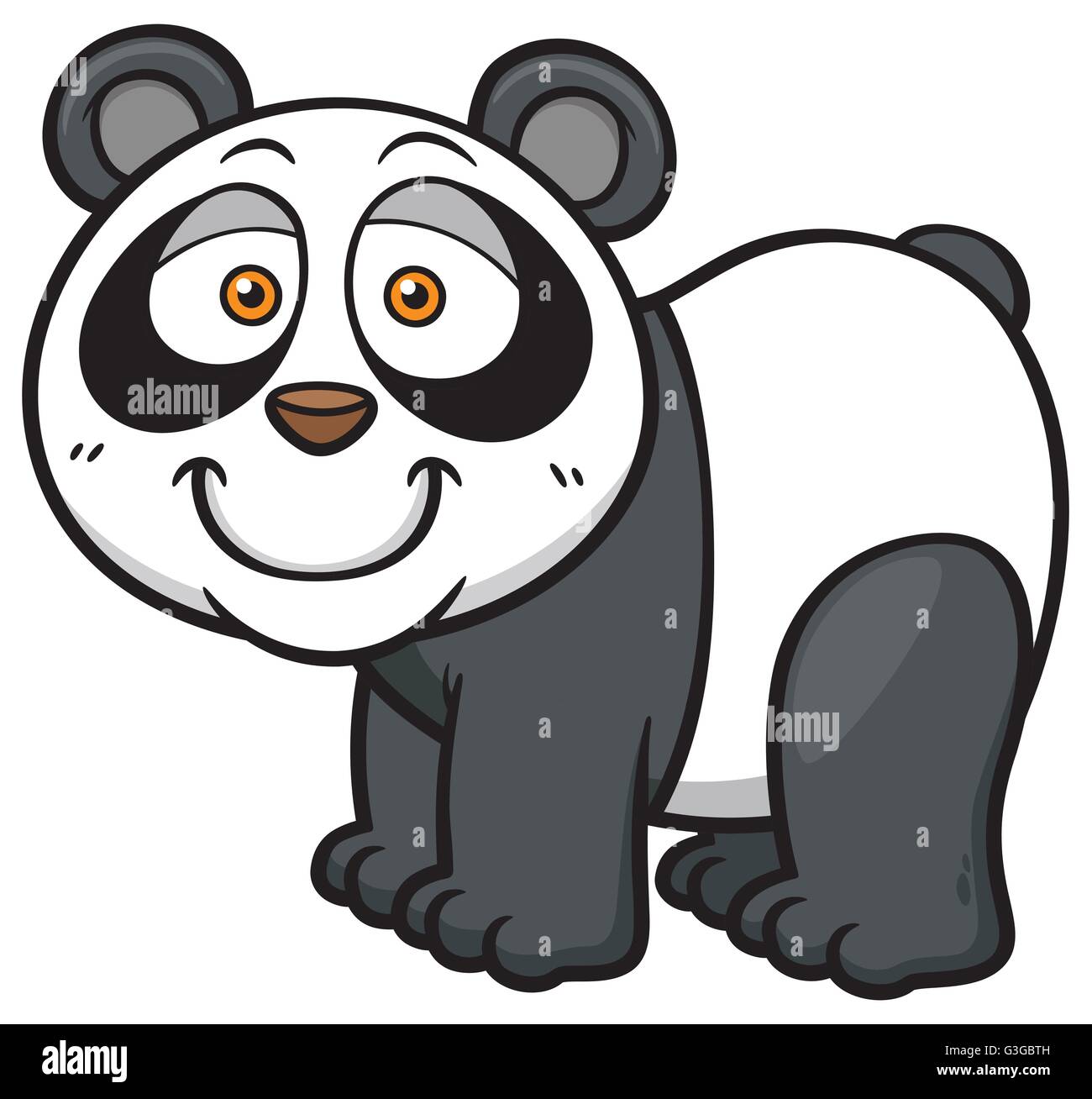 Giant panda animal feeding Stock Vector Images - Alamy