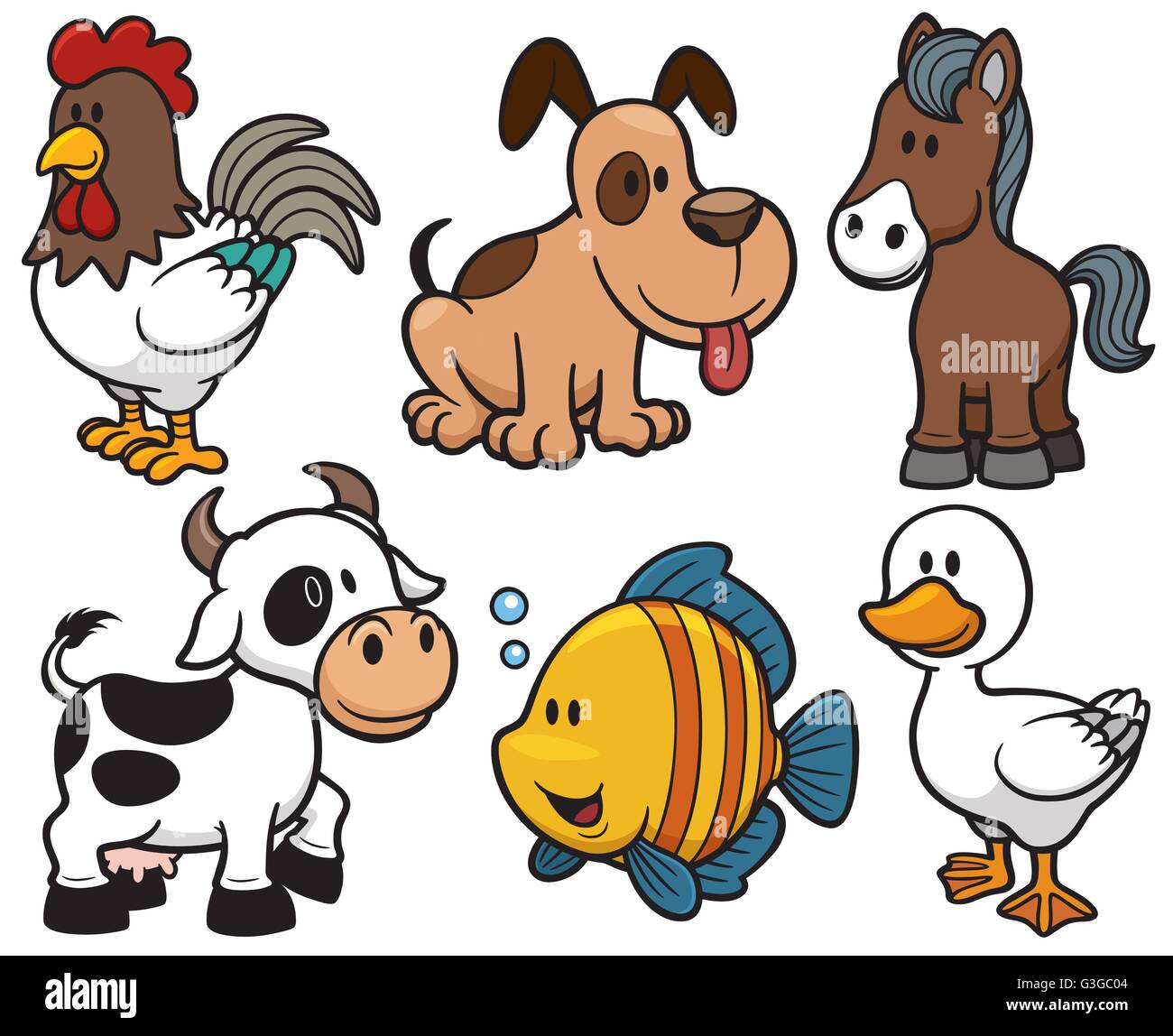 Vector illustration of Animals cartoon Stock Vector Image & Art - Alamy