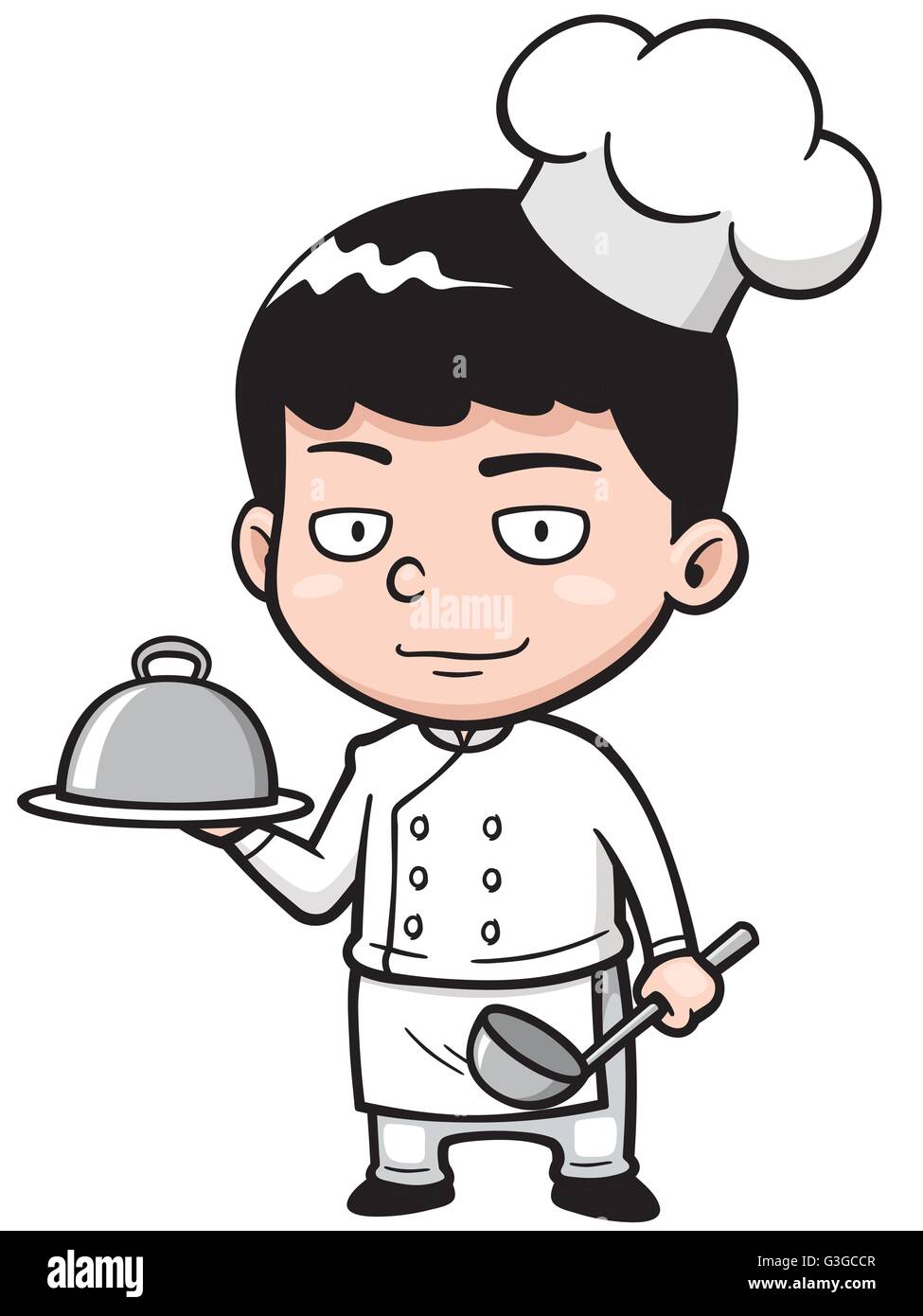 Professional chef cartoon character Cut Out Stock Images & Pictures - Alamy
