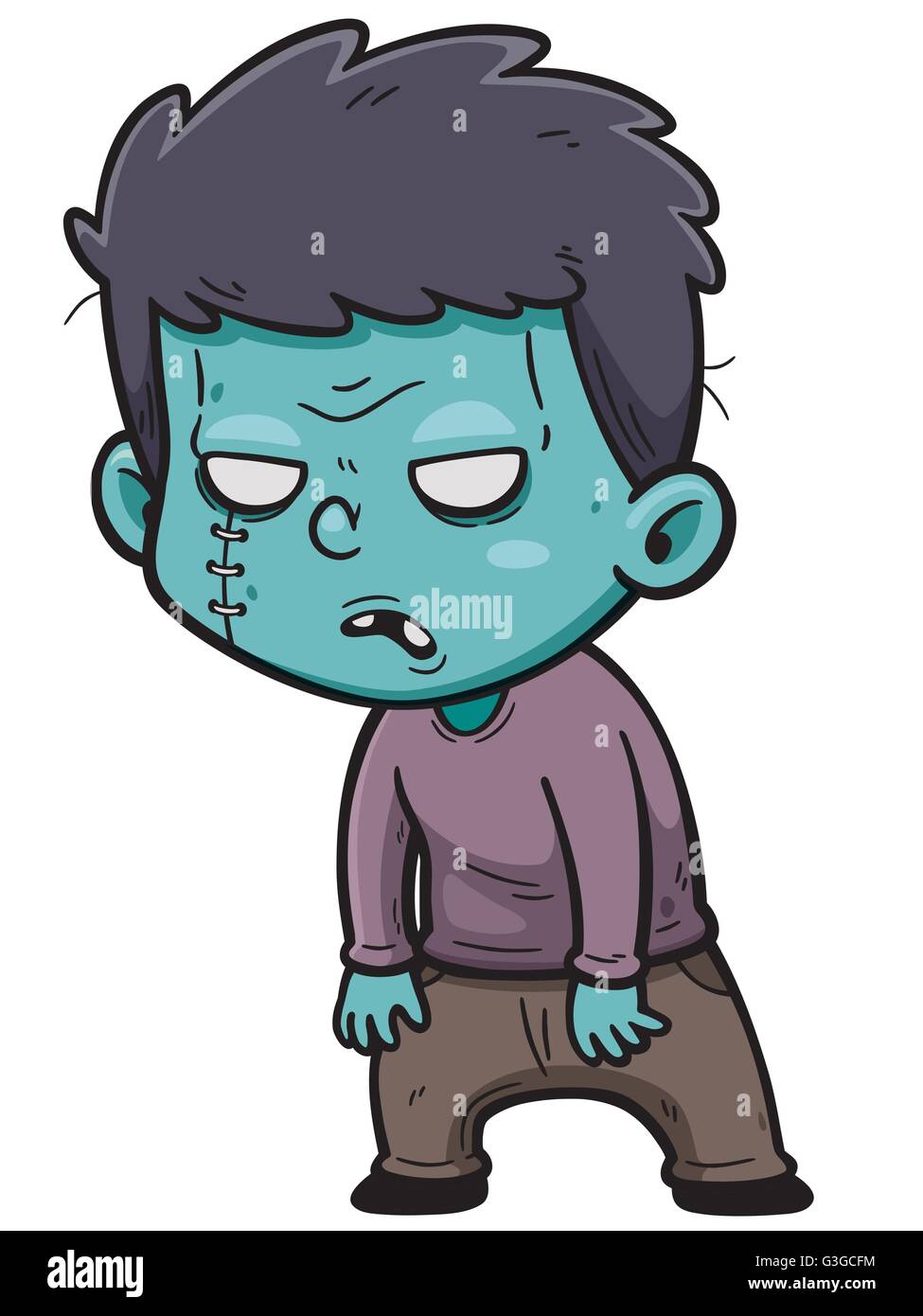 Vector illustration of Cartoon zombie Stock Vector Image & Art - Alamy