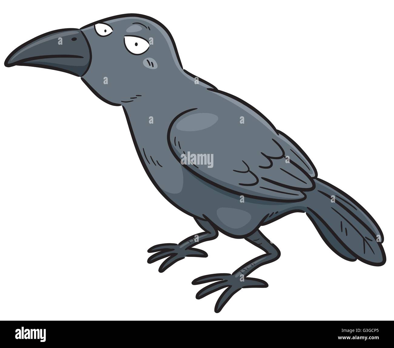 Cartoon crow hi-res stock photography and images - Alamy