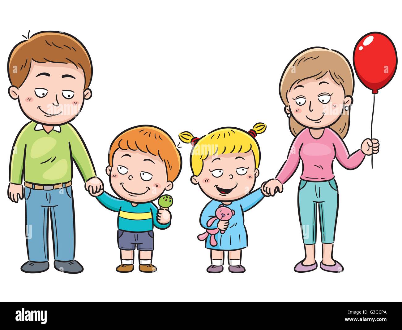 Family Amusement Park Clipart