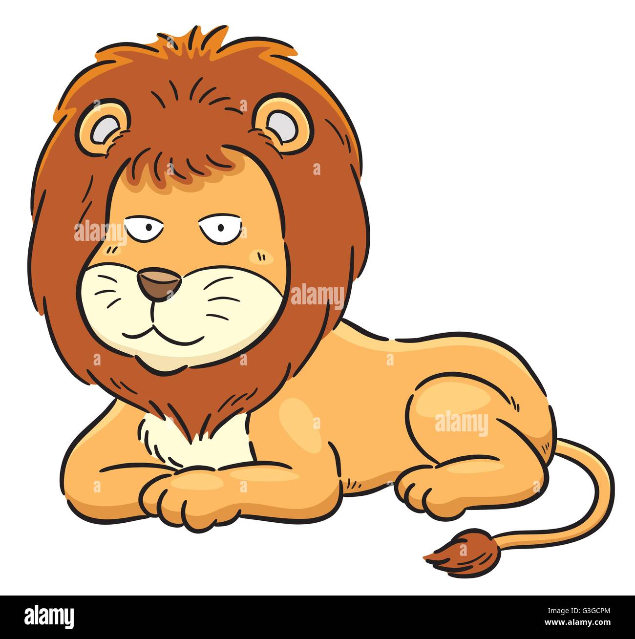 Vector illustration of Lion cartoon Stock Vector Image & Art - Alamy