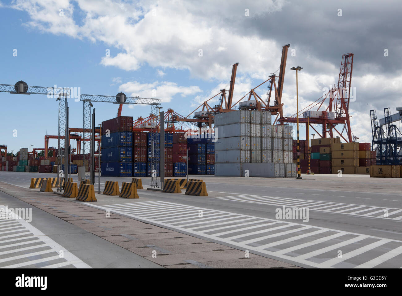 Baltic Container Terminal, Gdynia Stock Photo - Alamy
