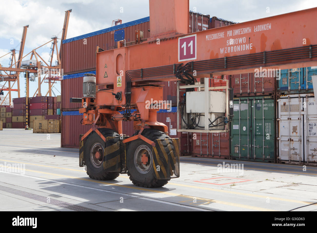 Baltic Container Terminal, Gdynia Stock Photo - Alamy