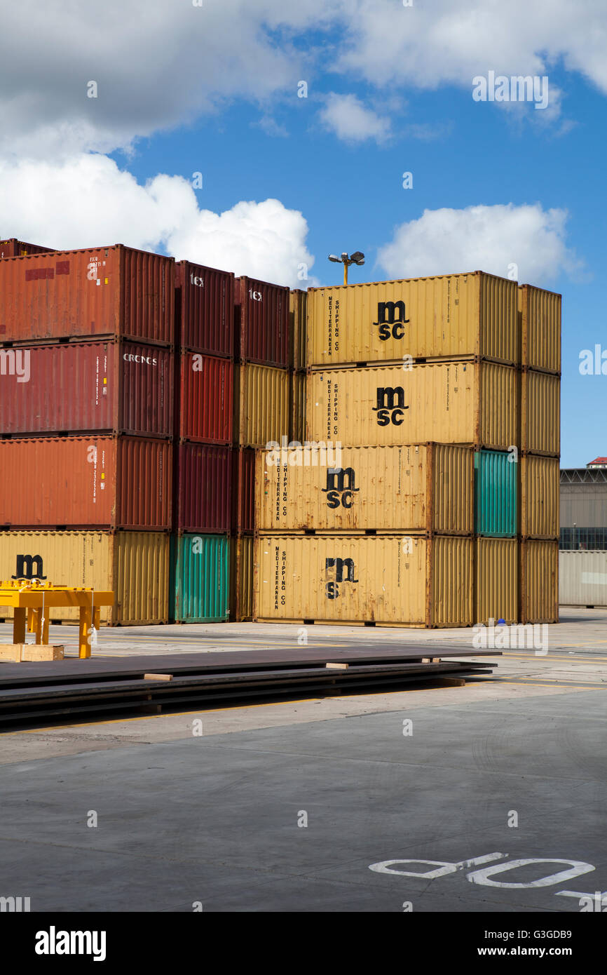 Baltic Container Terminal, Gdynia Stock Photo - Alamy