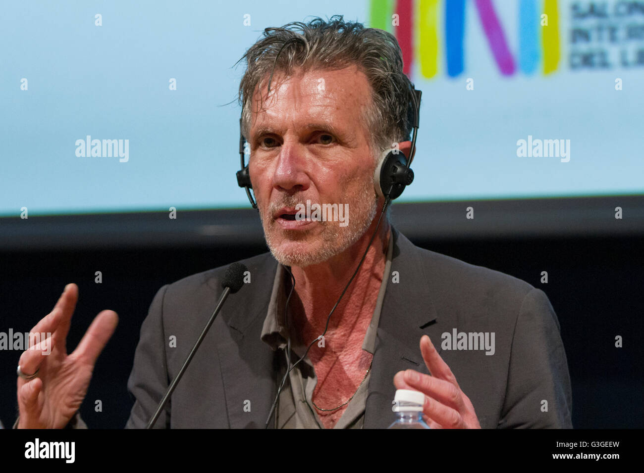 American writer Michael Cunningham one of the guest during Torino Book ...