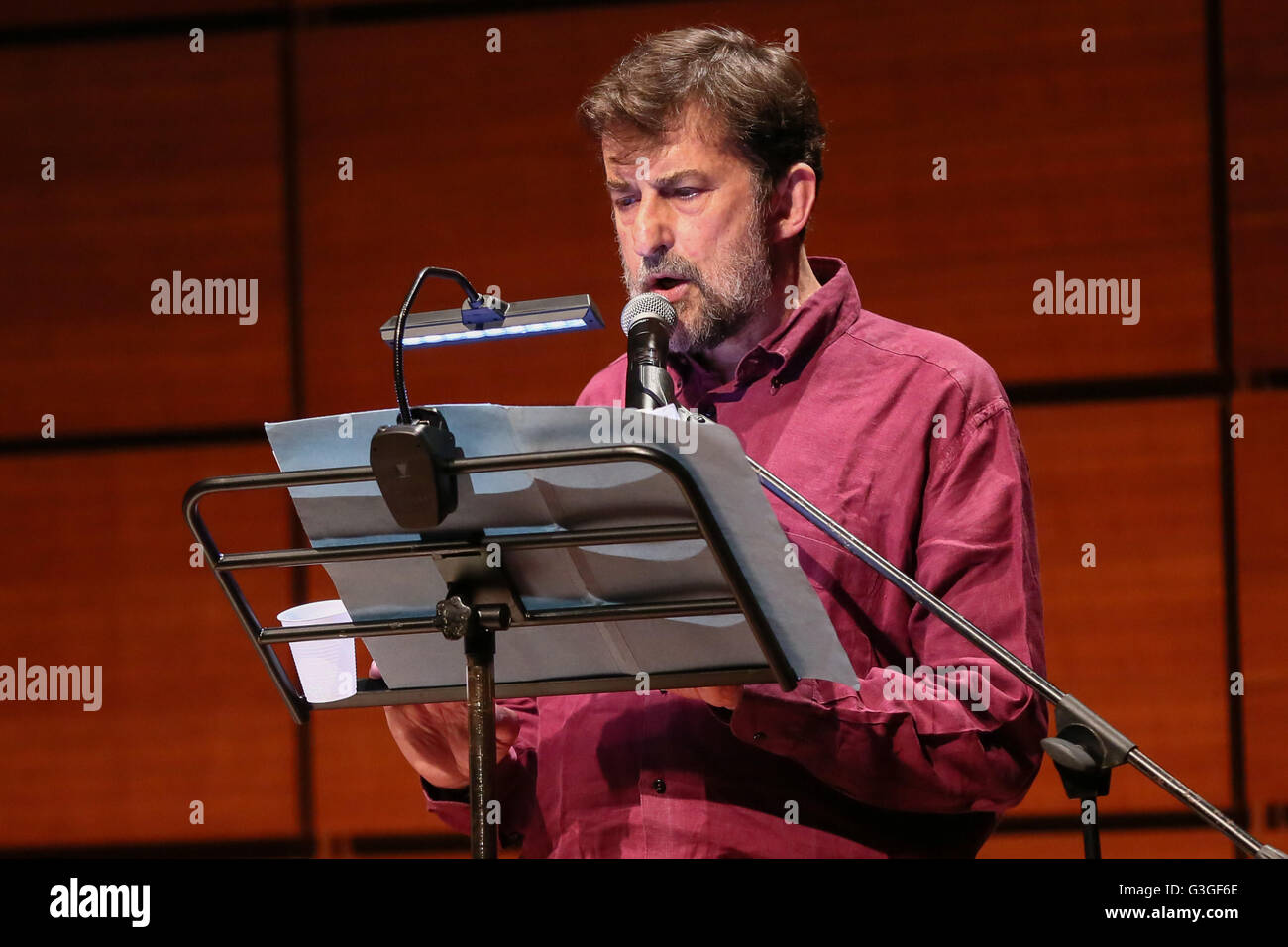 Turin, Italy. 15th May, 2016. Director and actor Nanni Moretti guests ...